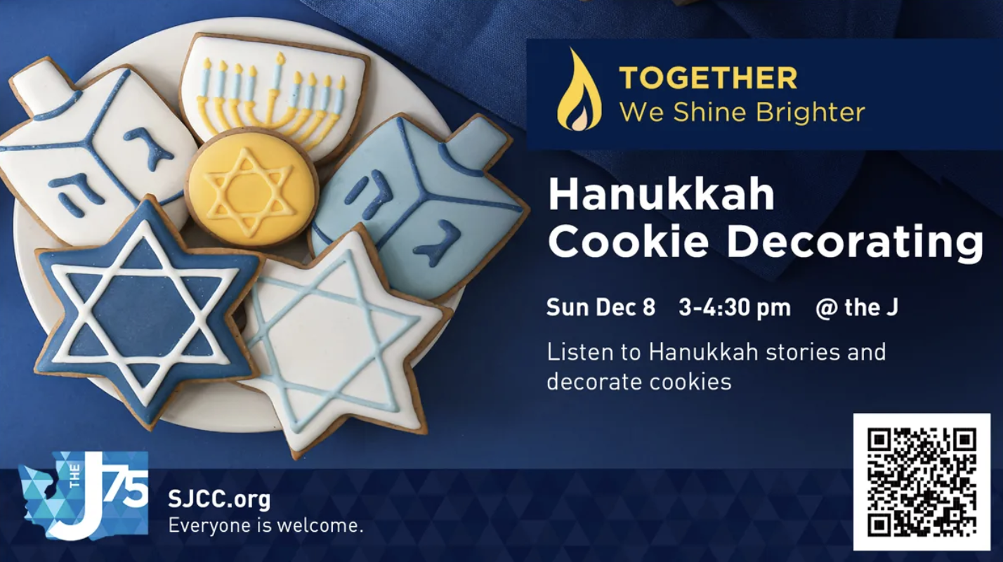 Hanukkah Cookie Decorating | Stroum JCC | Kids Out and About Seattle